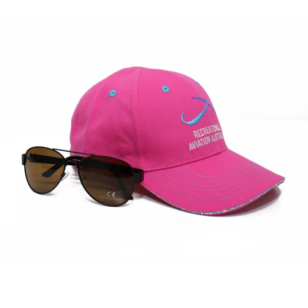 Baseball Cap and Aviator Sunglasses Combo