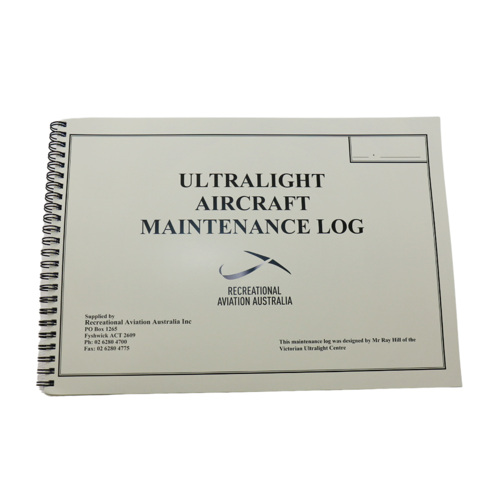 RAAus Ultralight Aircraft Maintenance Log