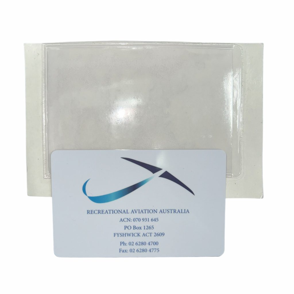 Aircraft Registration Card and Holder